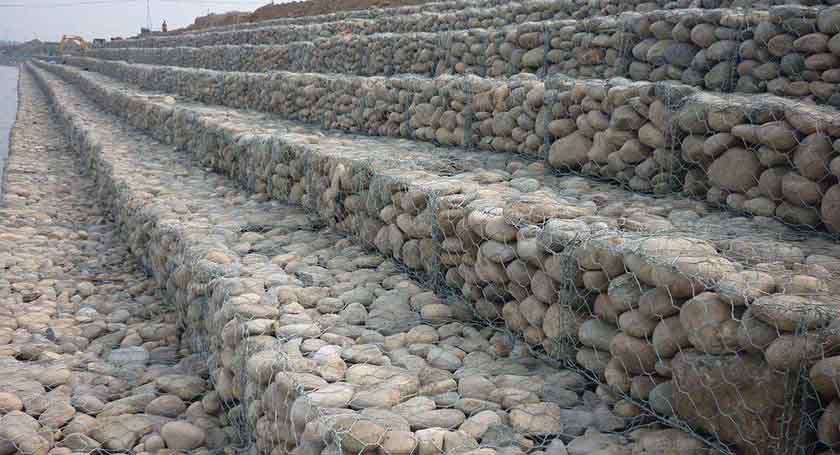 Woven Hexagonal Gabion Basket & Mattress Mesh